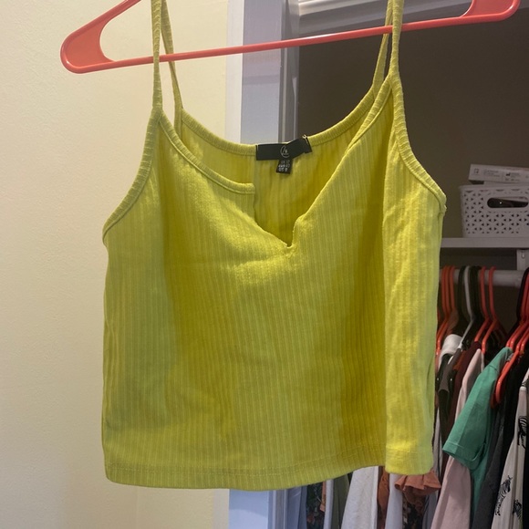 Missguided | Tops | Missguided Cropped Neon Tank | Poshmark